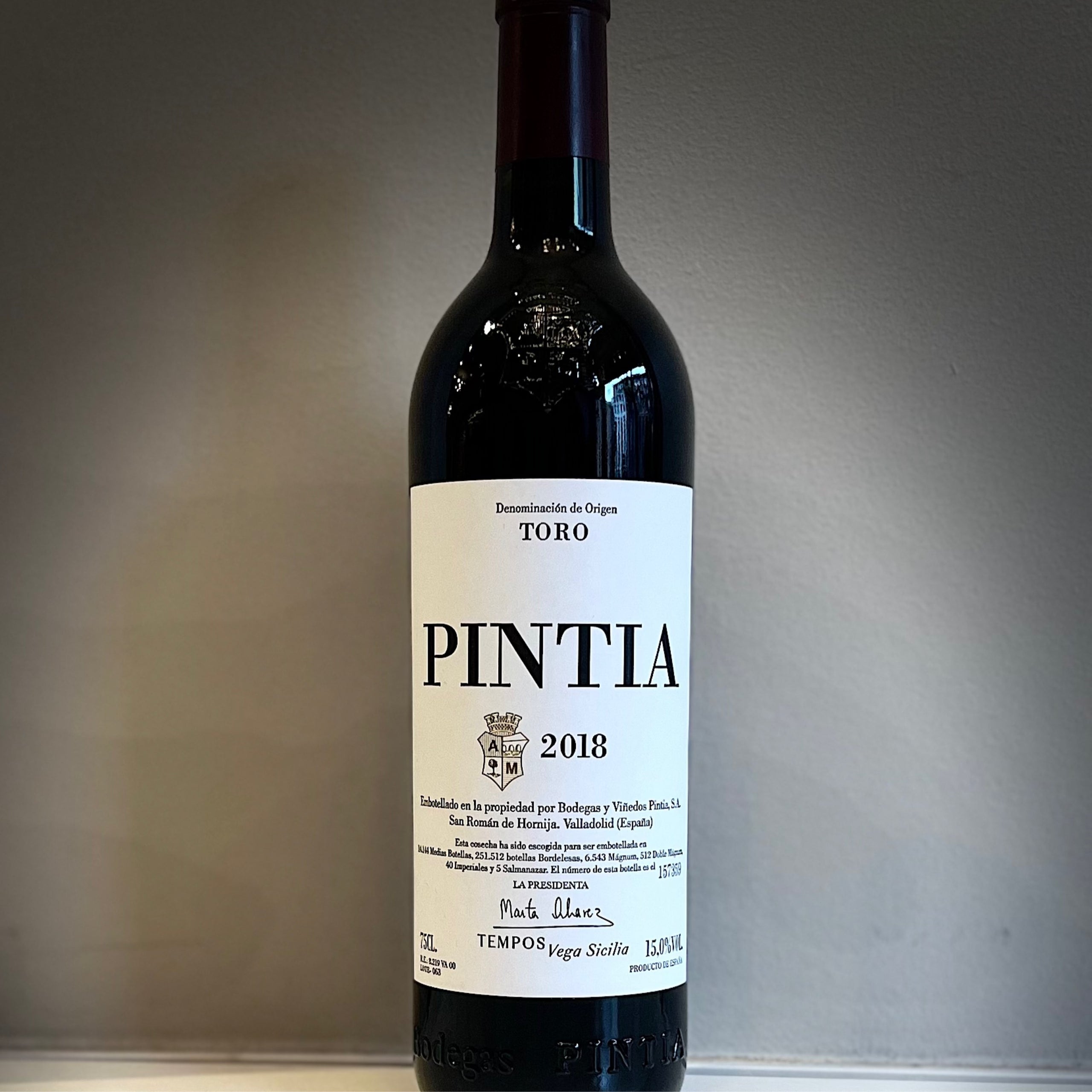 Vega Sicilia Pintia Toro Red 2018 | Beaupierre